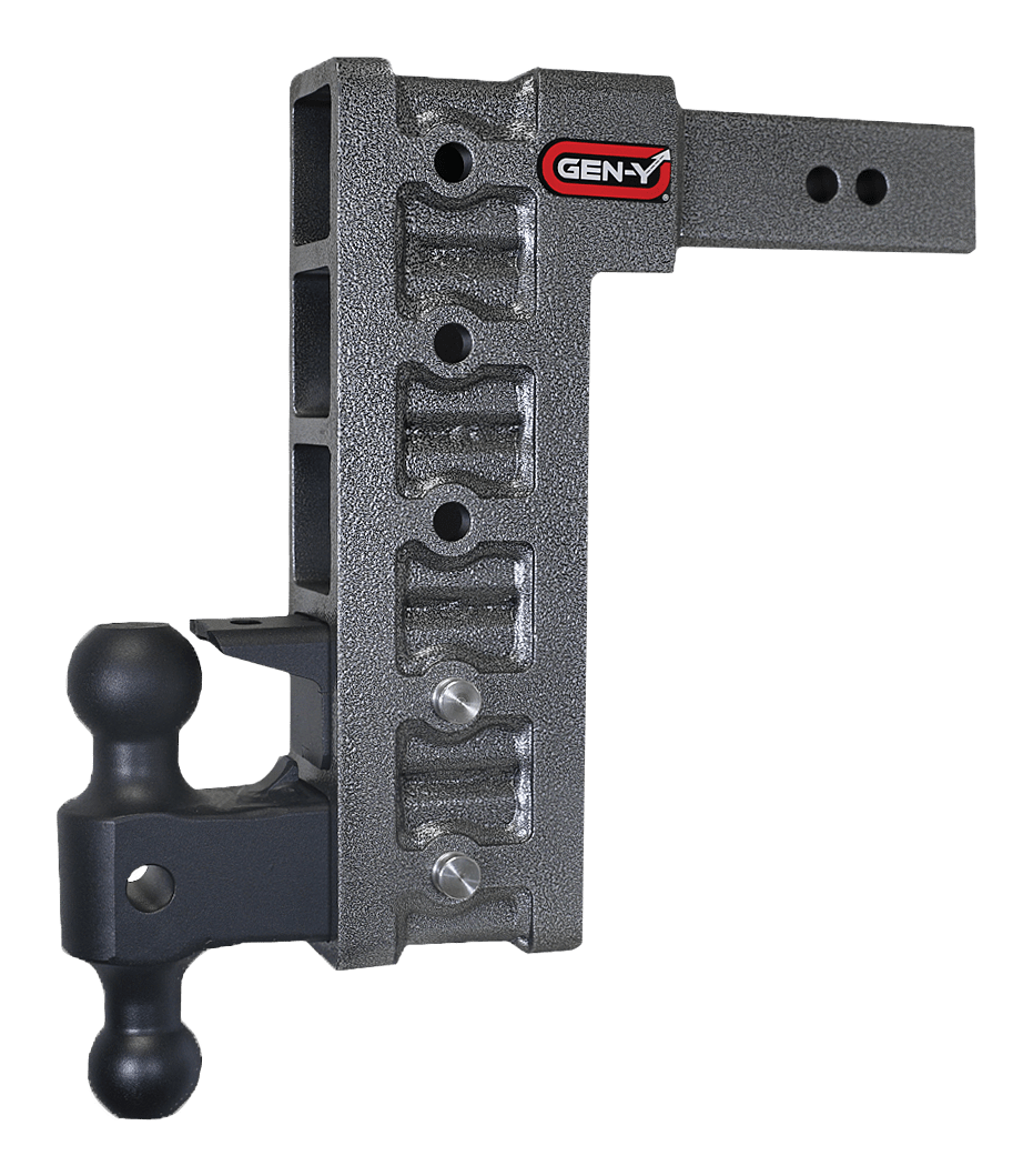 GEN-Y HITCH MEGA-DUTY 2.5" Shank 21K Hitch with Dual-Ball and Pintle ...